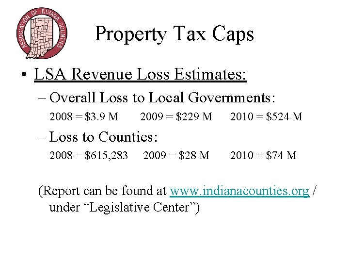 House Enrolled Act 1001 Presented by the Association