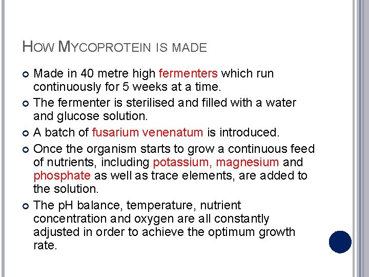 FOOD TECHNOLOGY Microorganisms in Food Production FOOD SAFETY