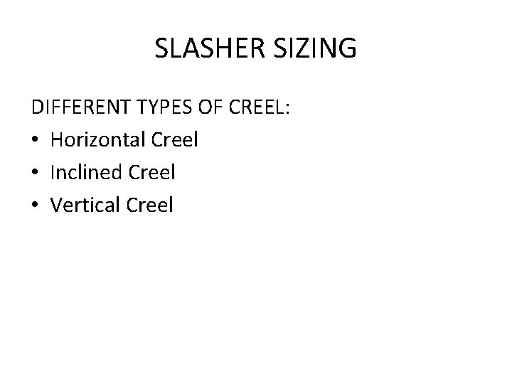 CHAPTER 2 SIZING OBJECT OF SIZING TYPES OF