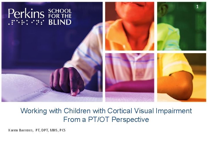 1 Working with Children with Cortical Visual Impairment