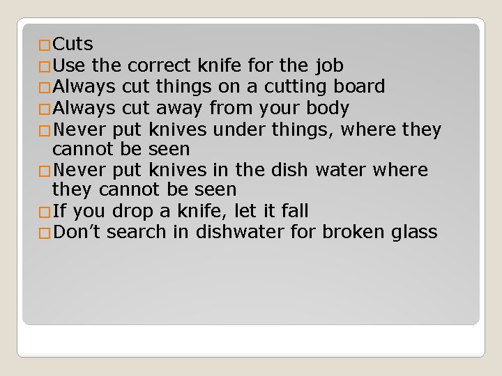 Family and Consumer Science Lab Procedures Nutrition Wellness