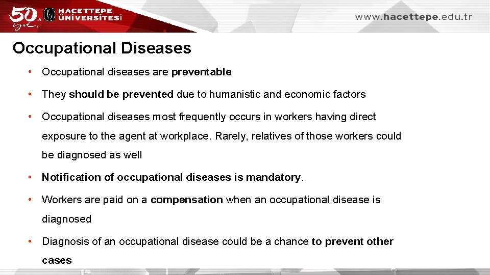 Occupational Diseases Work related diseases HAS 222 Presentation