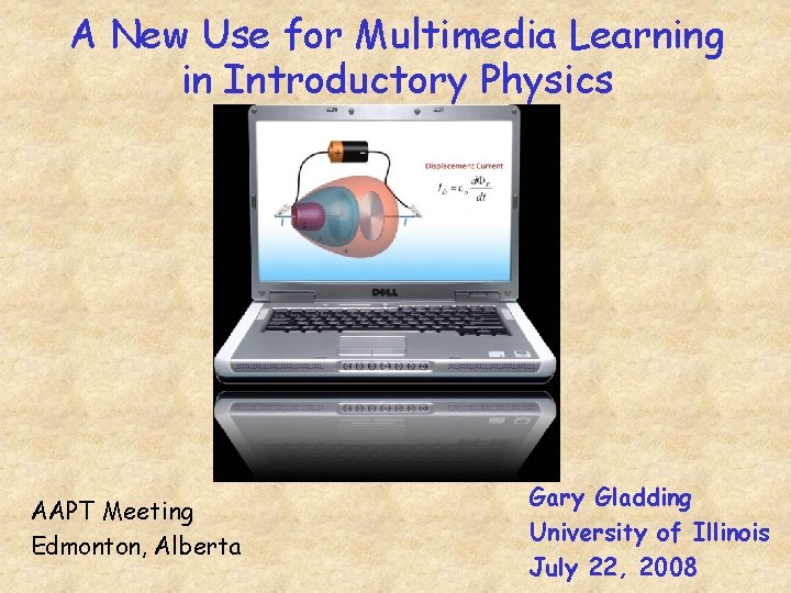 A New Use for Multimedia Learning in Introductory