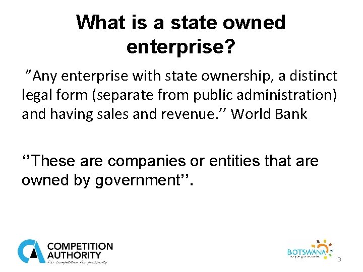 STATE OWNED ENTERPRISES ARE THEY GOOD OR BAD