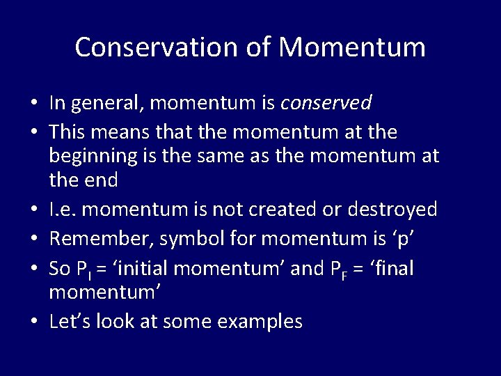 Impulse and Momentum and Collisions and Stuff We