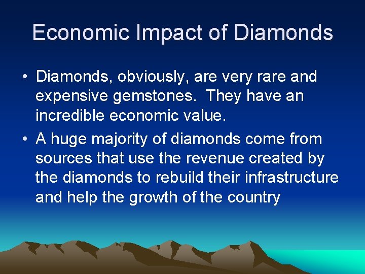 Diamonds By Connor OMeara and Liam Munro Creation