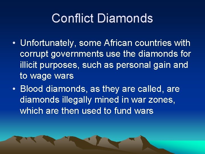 Diamonds By Connor OMeara and Liam Munro Creation