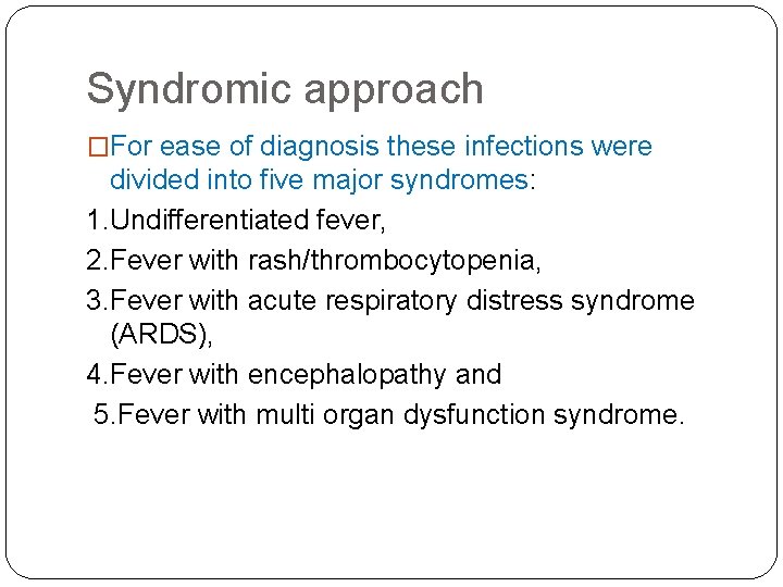 Tropical Fevers in ICU By Dr Geethika REDDY
