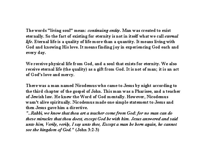 A PRODUCT OF THROUGH THE BIBLE IN THREE