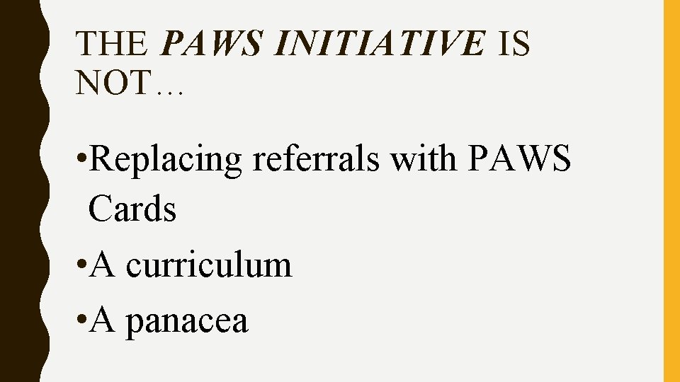 SHOUT TO NEW STAFF MEMBERS PAWS CARDS PBIS
