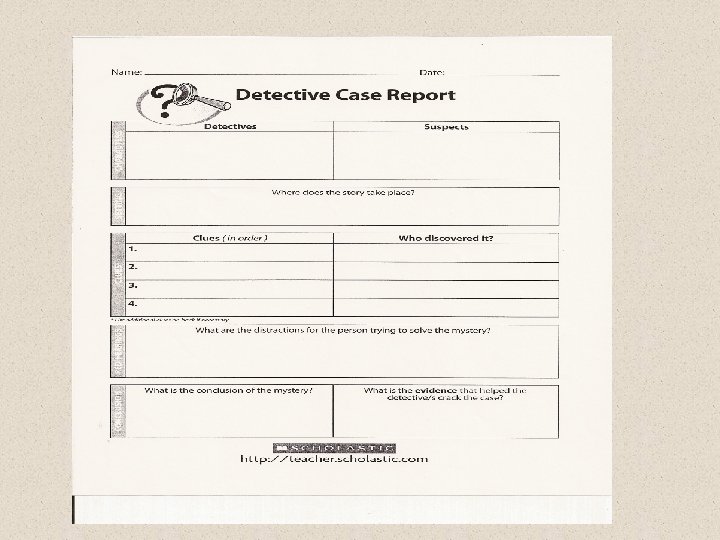 Elements of a Mystery A crime Variety of