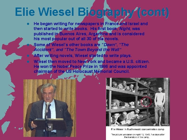 Night Biography and Context The Biography of Elie