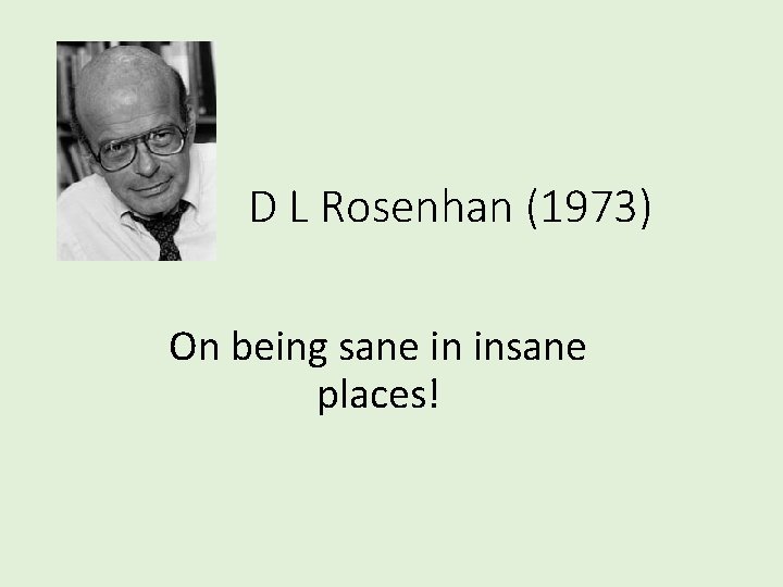 Learning outcomes a Consider problems with defining abnormal