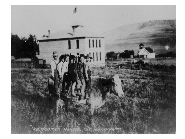 Farming the Plains After 1865 settlers staked out