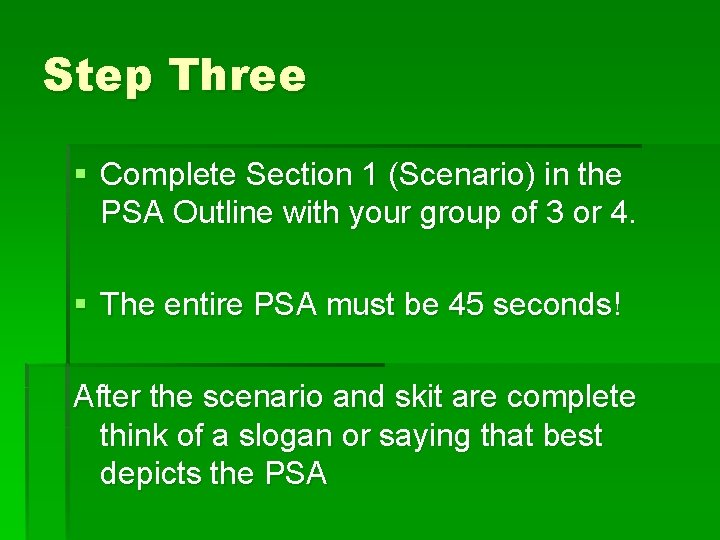 Ecology Public Service Announcement Go to the Blog