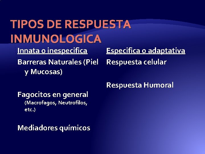 SABES QUE ES INMUNOLOGIA SABES QUE ES INMUNIDAD