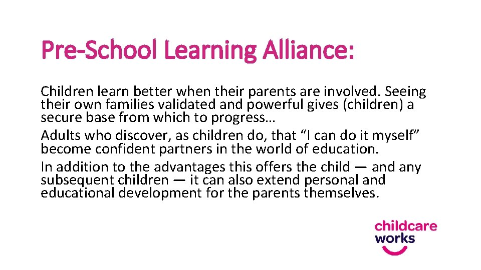 Looking back moving forward Childcare then now and