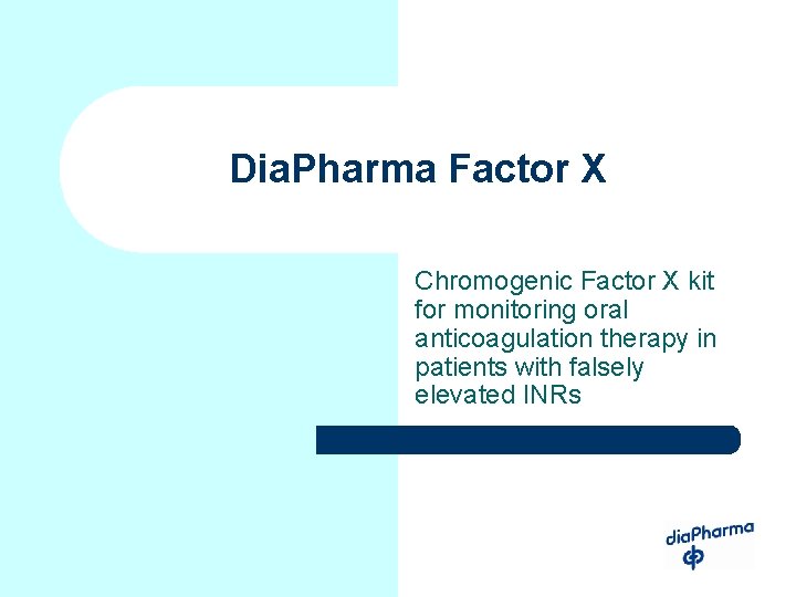 Dia Pharma Factor X Chromogenic Factor X kit