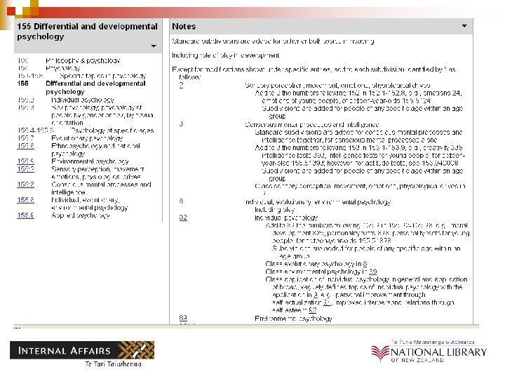 Dewey 23 An overview of the changes Logging