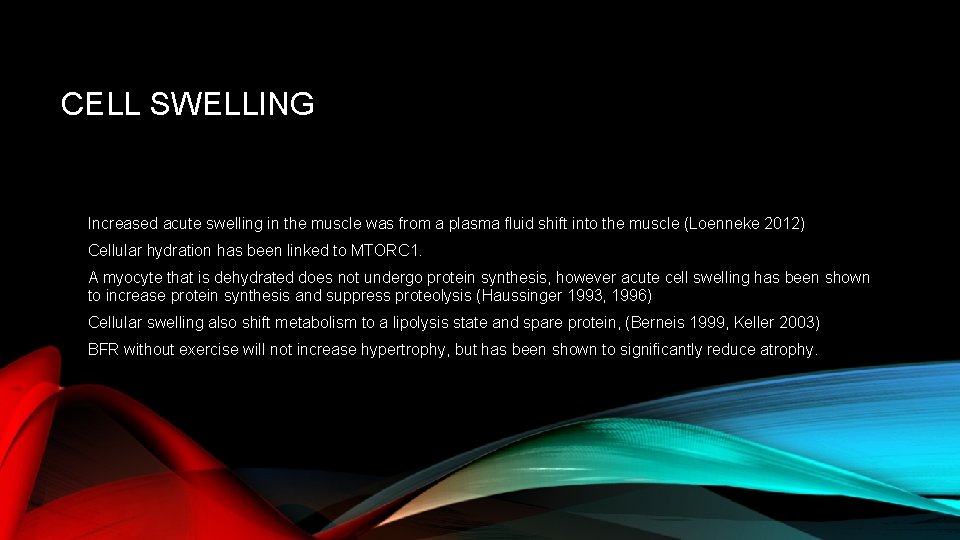 BLOOD FLOW RESTRICTION GAME CHANGING INTERVENTION OR PASSING
