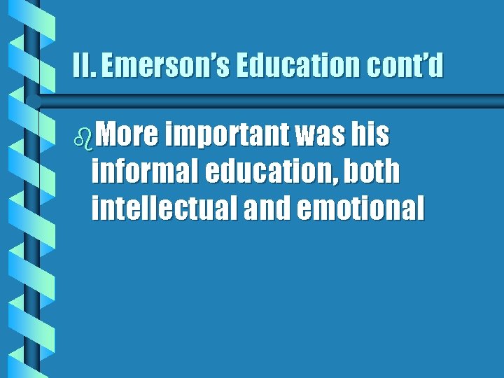 An introduction to Ralph Waldo Emerson The Transcendentalists