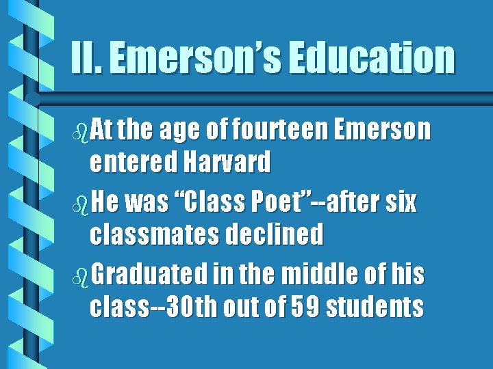 An introduction to Ralph Waldo Emerson The Transcendentalists
