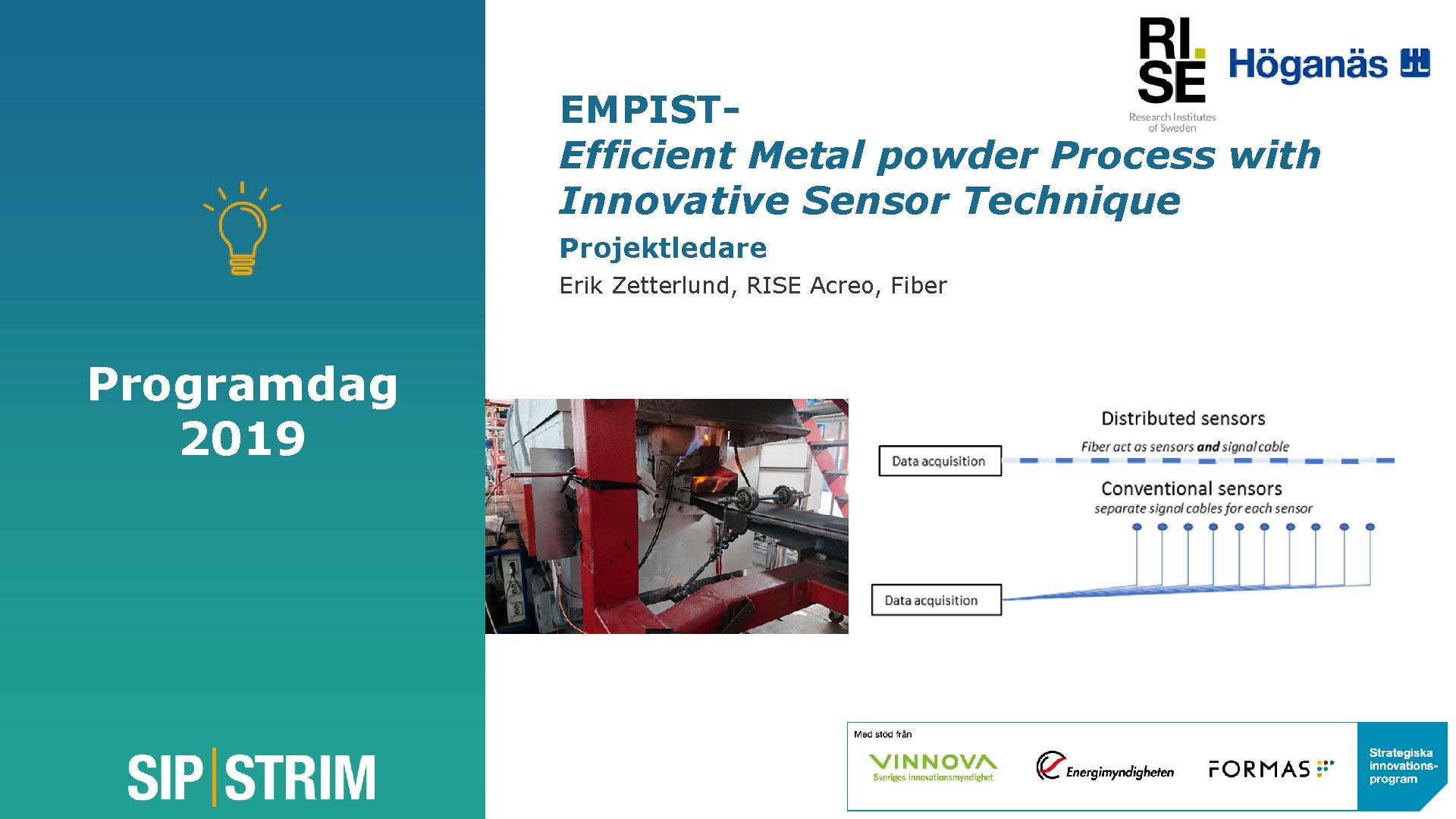EMPISTEfficient Metal powder Process with Innovative Sensor Technique