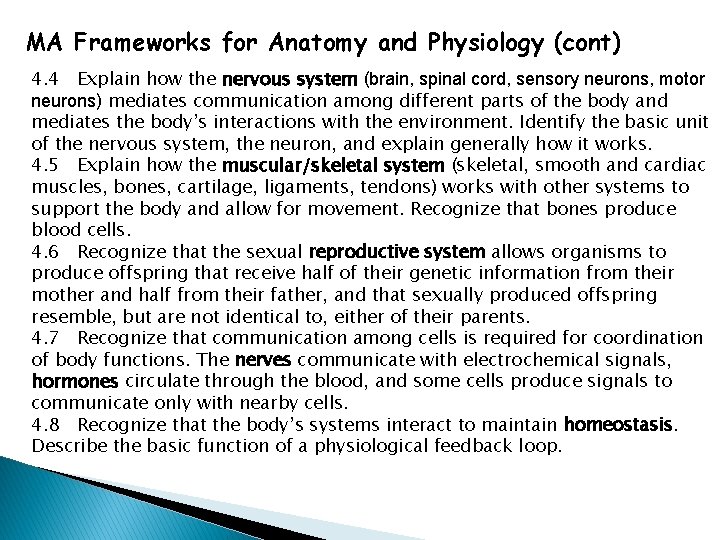 Unit 6 Anatomy and Physiology The Human Body