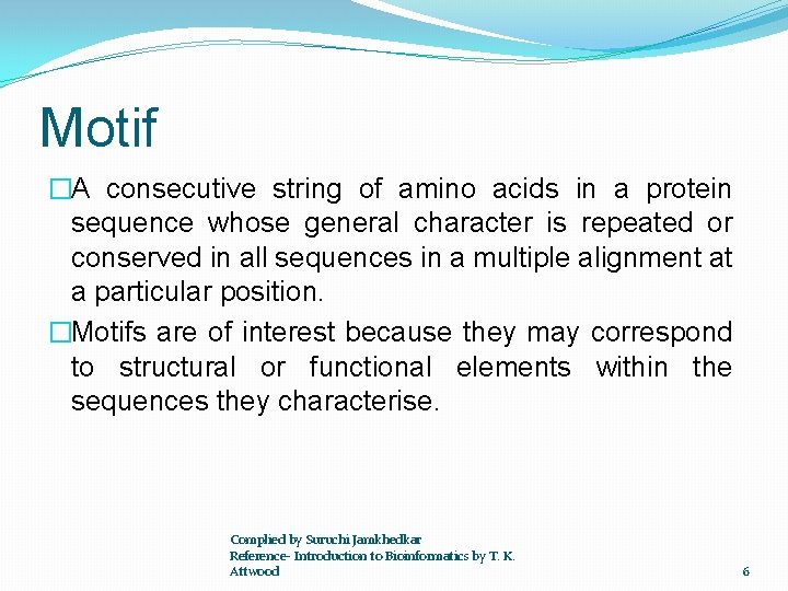 Biological DatabasesII Bioinformatics M Sc Sem II Dr