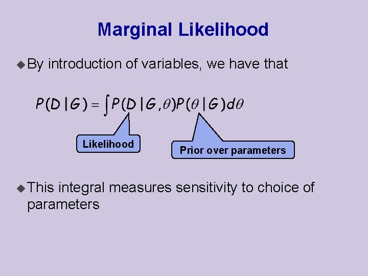 PGM Tirgul 10 Learning Structure I Benefits of