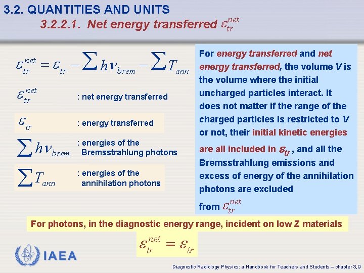 Chapter 3 Fundamentals of Dosimetry Slide series of