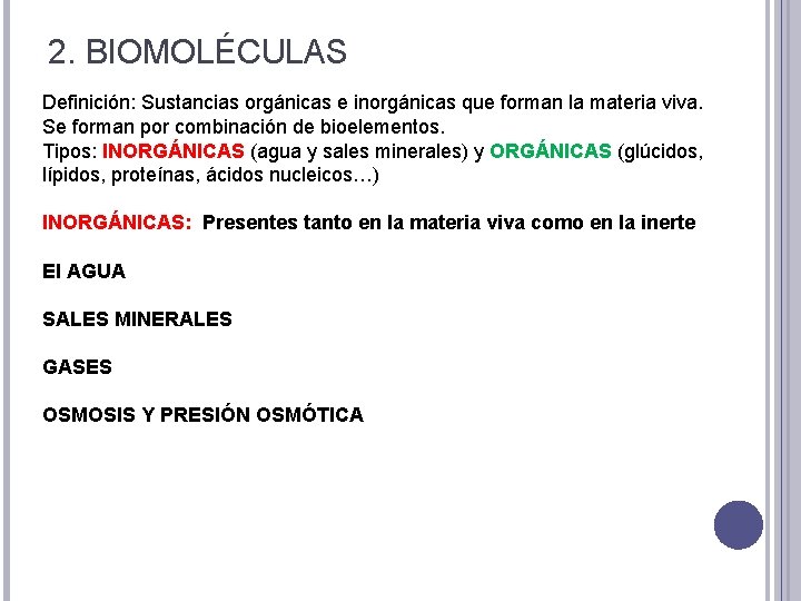 TEMA 1 BIOELEMENTOS Y BIOMOLCULAS Juan Abel Carlos