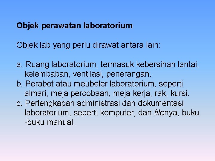 PERAWATAN DAN PERBAIKAN ALAT LAB IPA FISIKA IRNIN