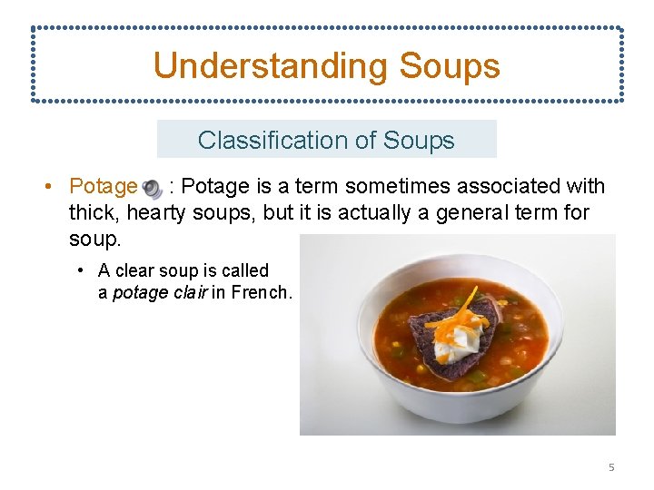 Chapter 9 Soups Copyright 2011 by John Wiley