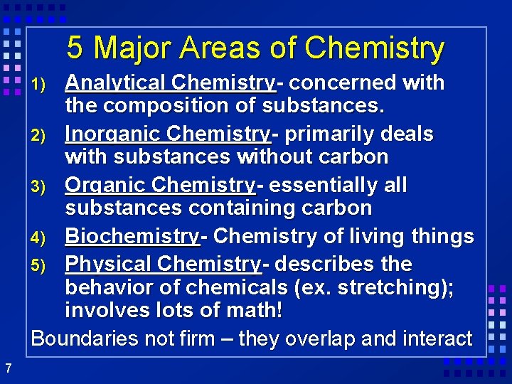 Chapter 1 Introduction to Chemistry Hanover High School