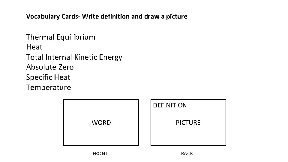 Handouts Phones up Calculators Thermodynamics and Phase Changes