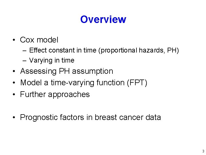 Willi Sauerbrei Institut of Medical Biometry and Informatics