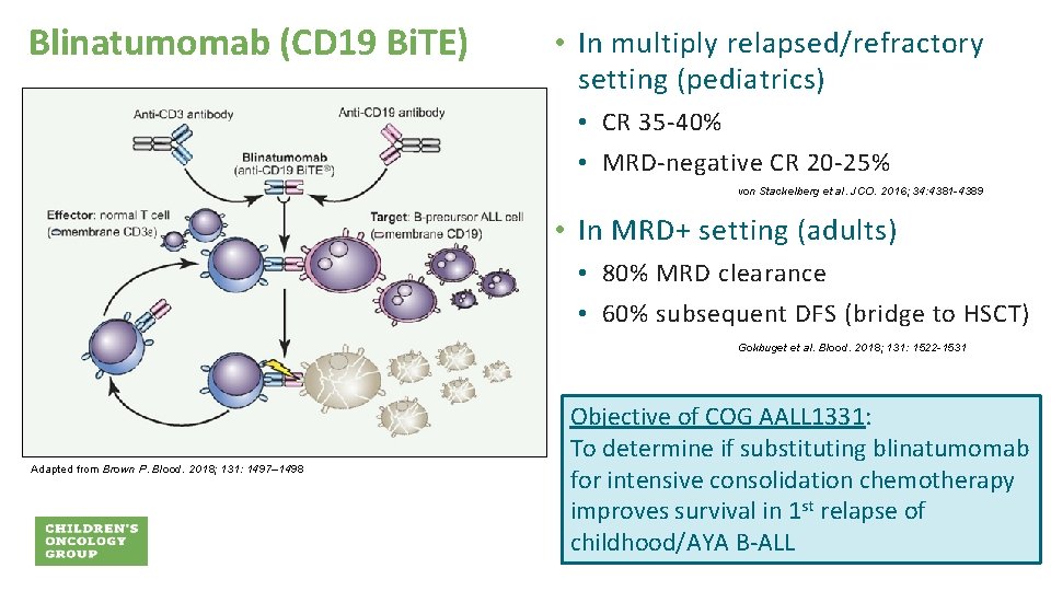 A Randomized Phase 3 Trial of Blinatumomab Vs