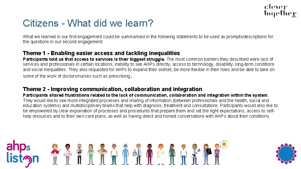AHPs Listen Local citizen engagement toolkit June 2021