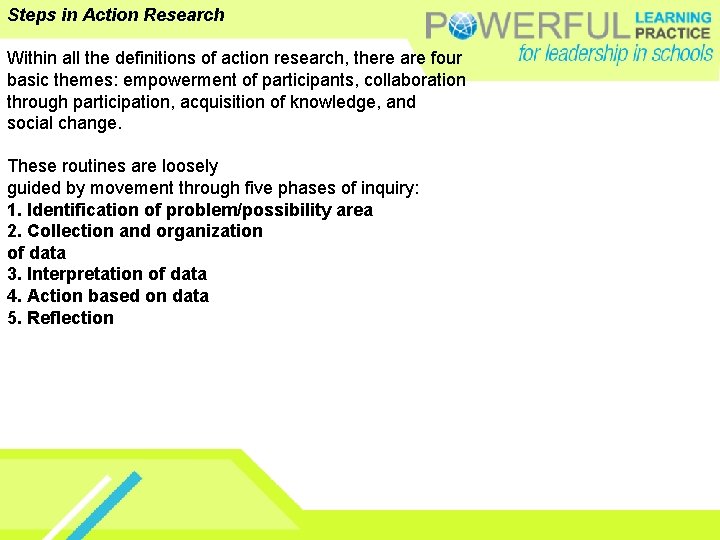 What is Action Research Action research is a