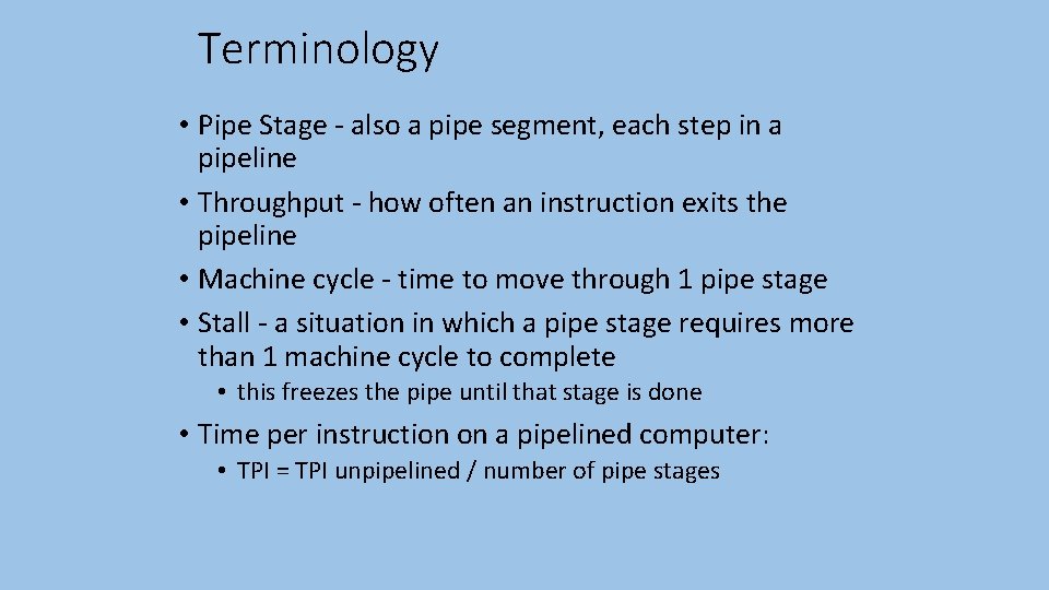 Pipelining Dr John Abraham Professor UTRGV RISC CISC