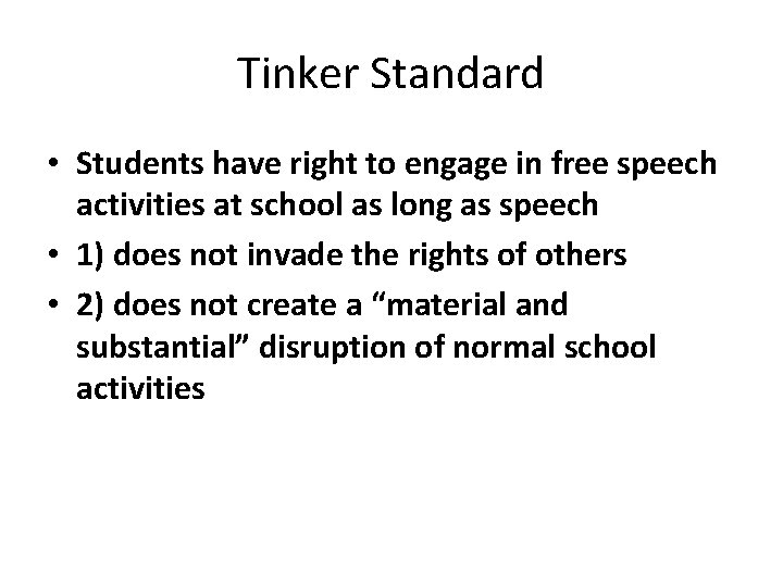 Student rights School Newspaper Rights 1 st Amendment