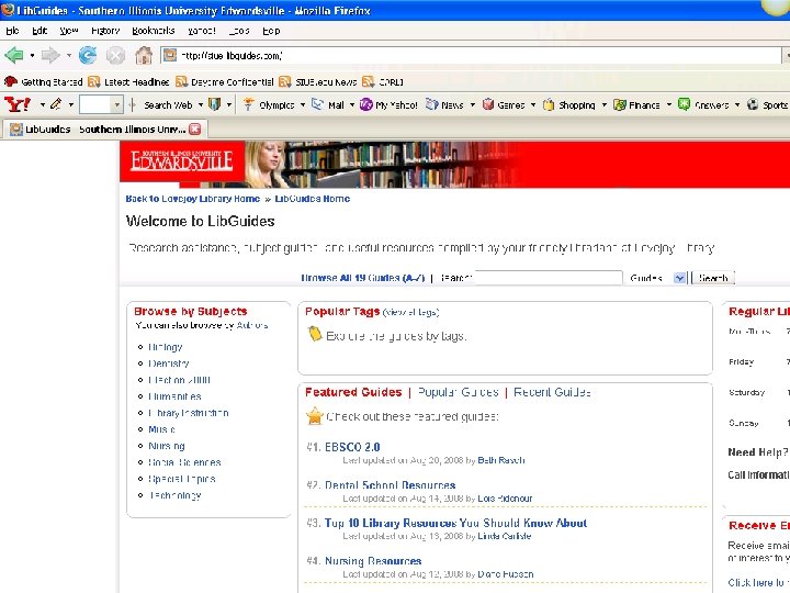 Introduction to Databases Library Instruction Lovejoy Library Southern