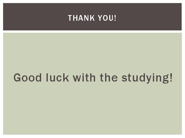 HABITS AND STRATEGIES FOR SUCCESSFUL STUDYING Monarch Park