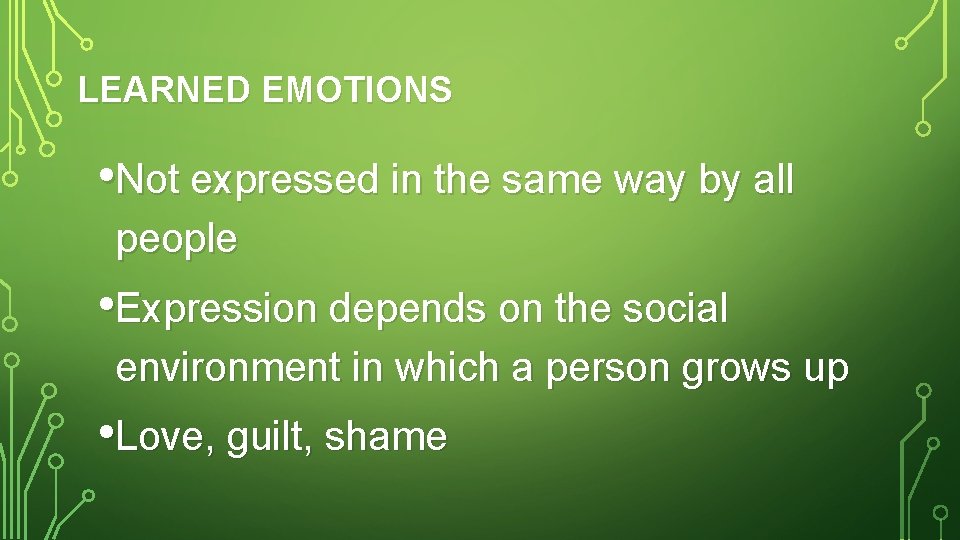 EMOTIONS CHAPTER 2 SECTION 3 EMOTIONS Emotion is