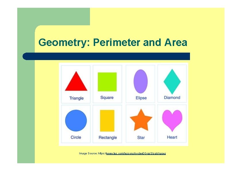 Geometry Perimeter and Area Image Source https www