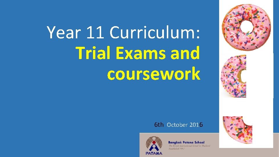 Bangkok Patana School Year 11 Work Experience Programme