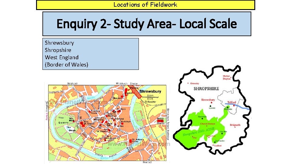 PAPER 3 Geographical Applications SECTION B Fieldwork Suitable