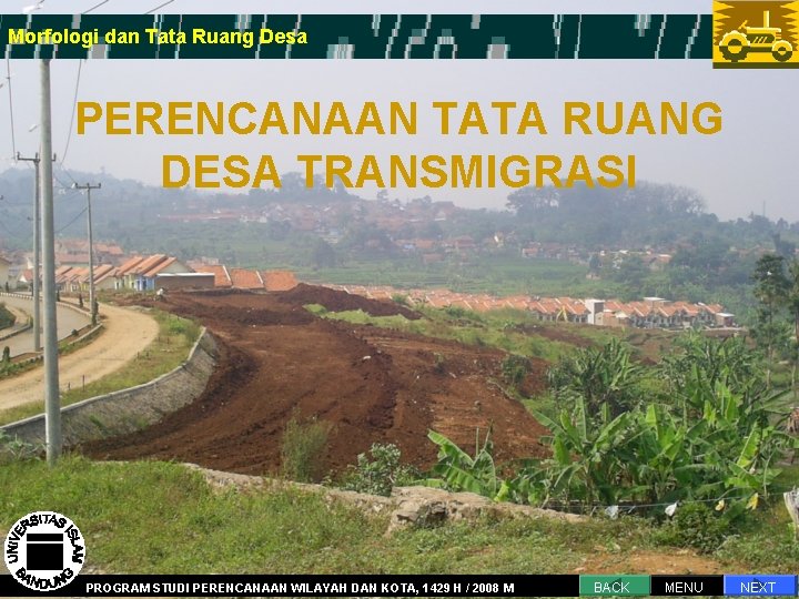 Morfologi dan Tata Ruang Desa PERENCANAAN TATA RUANG