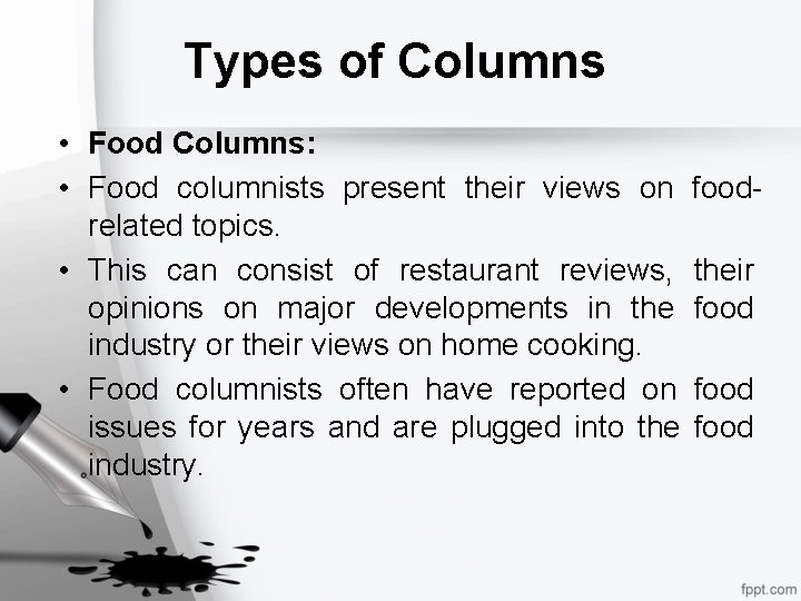 Columns Opinin Writing Columns Many seasoned journalists dream